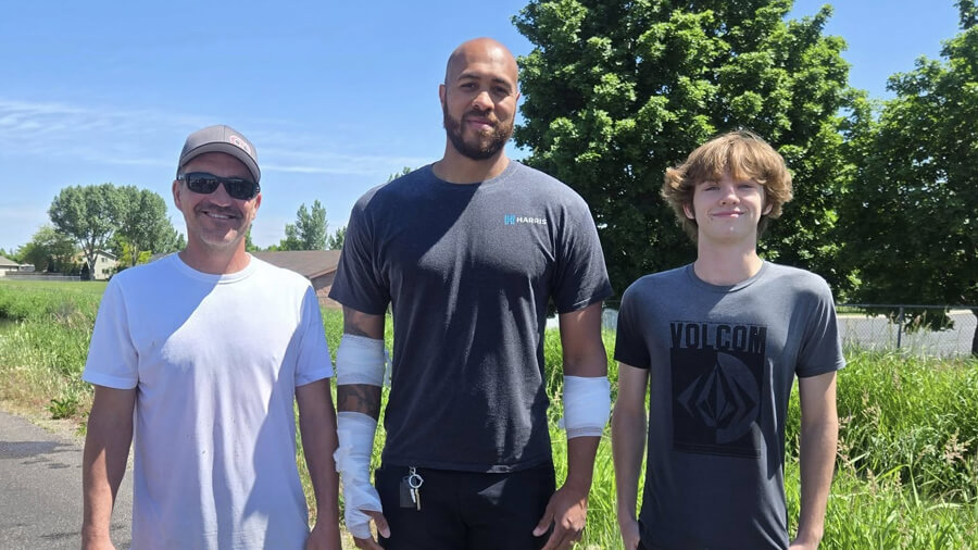 Not all heroes wear capes: Nate Lee of Harris in Blackfoot, ID, helps ...